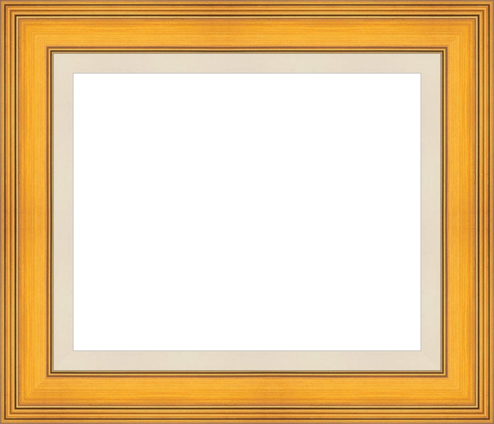 Antique Gold Plein Aire Ready Made Picture frame with Linen Liner ...